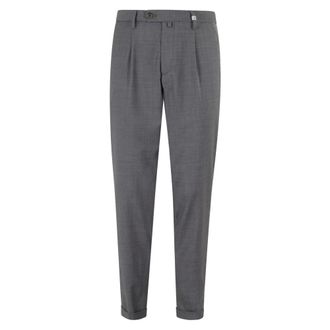 Myths Blaue Woll-Cordura-Hose mit Taillenschlaufen - - Trousers - Herren - Grau - 3XL