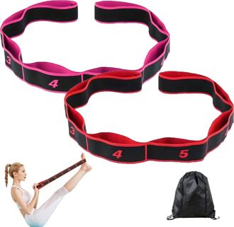 Generic 2026 Fitness Resistance Band for Stretching and Yoga, Number Resistance Band for Glutes, Stretch Bands for Exercise, for Yoga, Stretching, Pilates, Fi