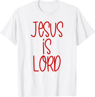 BDAZ Jesus ist der Herr, rote Schrift, Christlich, Weihnachten, religi&ouml;s T-Shirt