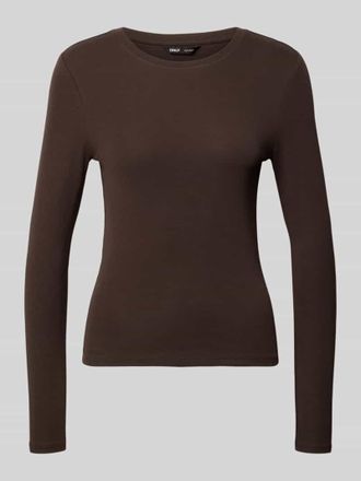 Only Regular Fit Langarmshirt aus Baumwoll-Mix Modell RILEY