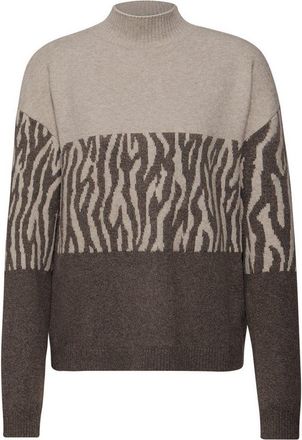 Street One Strickpullover Color-Block Jacquard Sweater