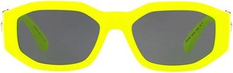 Versace Biggie Medusa Sonnenbrille - - Accessories - unisex - Gelb - 53 MM