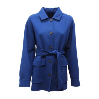 Max Mara Taranto Wolljacke - - Jackets - Damen - Blau - M
