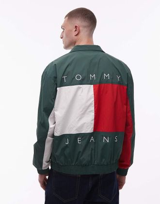 Tommy Jeans Heritage - Veste &agrave; logo drapeau - Vert