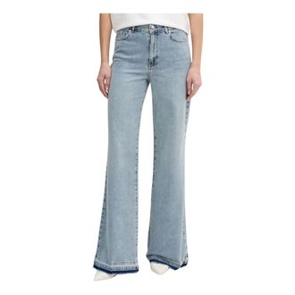 Oui Wide Jeans - - Jeans - Damen - Blau - XS