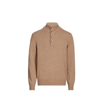 Eden Park Pull col montant en laine et coton