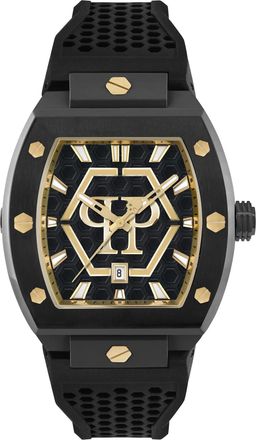 Philipp Plein Uhren - Analoge Quarzuhr The Hexagon Phantom - Gr. unisize - in Schwarz - f&uuml;r Damen