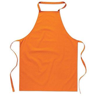 eBuy GB Catering Kochen BBQ Plain Chef s Unisex K&uuml;che Sch&uuml;rze, Baumwolle, orange, 33,4 x 22,4 x 7.01 cm