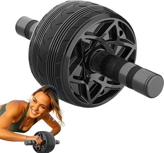 Generic &Uuml;bungsrad - Bauchmuskelrad f&uuml;r Heimgymnastik, Kernkrafttrainer, automatischer R&uuml;ckholmechanismus, robuste Konstruktion, Ganzk&ouml;rpertrainingshilfe | Fit