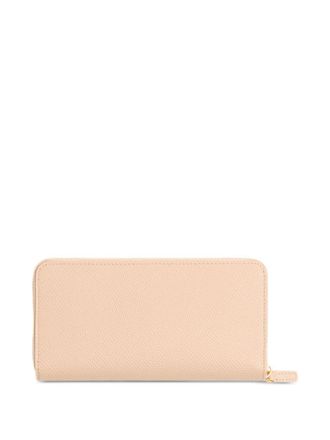 Valentino Garavani Grained Leather VLogo Wallet - Pink