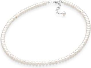 Elli Collier Femme - Argent 925/1000 - Perle dEau Douce Chinoise - 0109721112_45 Argenté