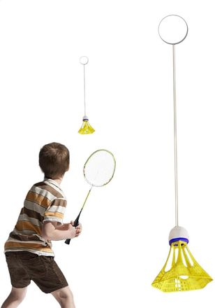 Generic Badminton Training Set, Badminton Rebound Trainer Set, Elastisch Badminton Trainer Set mit Leuchtkugeln, Tragbare Trainingshilfe f&uuml;r Solo-Rebound-&Uuml;bun