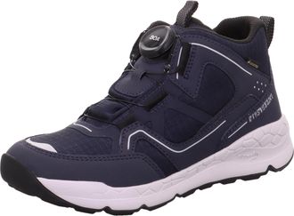 Superfit Jungen FREE RIDE leicht gef&uuml;tterte Gore-Tex Sneaker, BLAU/SCHWARZ 8010