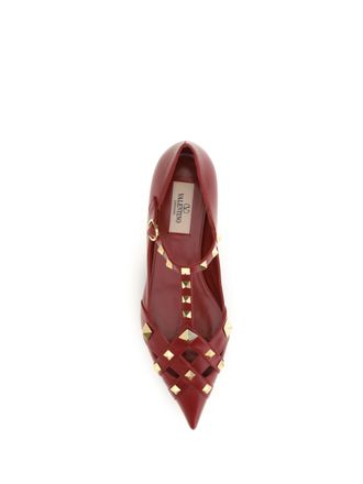 Valentino Garavani Studdy Flat - Red