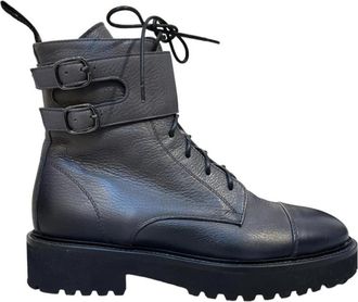 Doucal's Stag Boots - Graues Leder - - Shoes - Damen - Grau - 37 1/2 EU