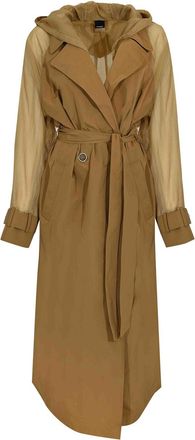 Pinko Trench-Coat - Marron Clair