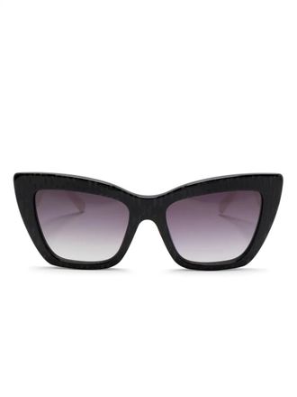 Karl Lagerfeld Sonnenbrille mit Cat-Eye-Gestell - Nude