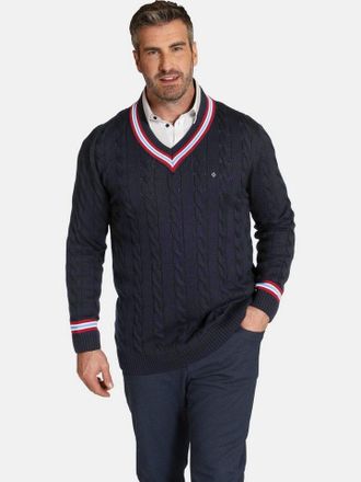 Charles Colby Strickpullover DUKE RONALD mit angesagtem Zopfmuster