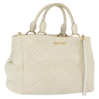 Miu Miu Pre-owned Handbag - - Pre-owned - Damen - Beige - ONE SIZE