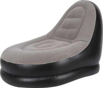 Dioche Aufblasbarer, Klappbarer Liegesofa-Stuhl mit Fu&szlig;hocker, Ergonomisches Design, Bequeme Liege f&uuml;r Wohnzimmer, Balkon, Garten, Camping, Reisen, Outdoor, 