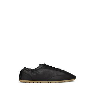 Saint Laurent Lewis Elasticised-heel Leather Sneakers