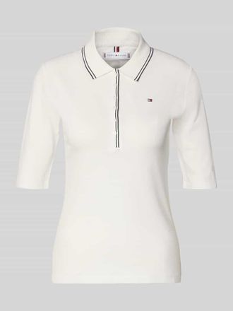 Tommy Hilfiger Slim Fit Poloshirt aus Lyocell-Mix