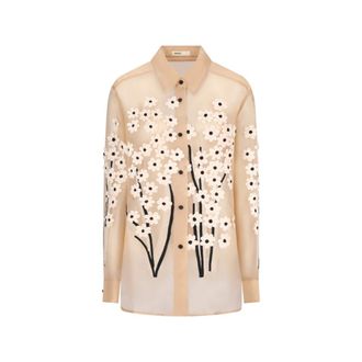 Khaite Damen, Blusen & Hemden, Beige, SGr&ouml;&szlig;e