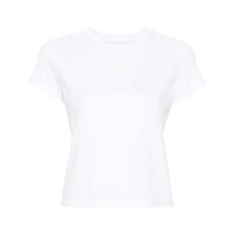 Alexander Wang Wei&szlig;es T-Shirt mit Logo-Print - - Tops - Damen - Wei&szlig; - XS