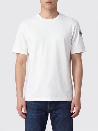 Blauer T-Shirt Homme couleur Blanc