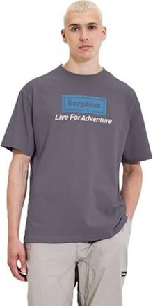 Berghaus Adventure Tour T-shirt en coton imprim&eacute; violet et gris, violet, XXL
