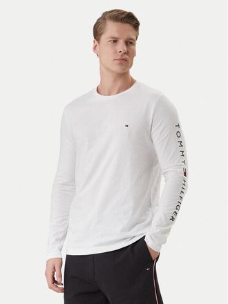 Tommy Hilfiger Longsleeve Logo MW0MW09096 Wei&szlig; Regular Fit