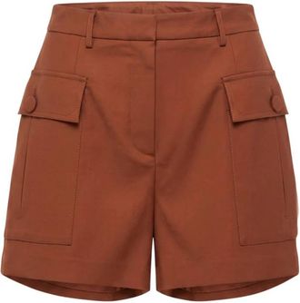 Trussardi High-waisted Cargo Shorts - - Shorts - Damen - Braun - S