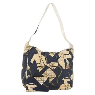 Chanel Sac bandouli&egrave;re en toile vintage Pre-owned - Femme - Pre-owned - Bleu - Taille: ONE Size