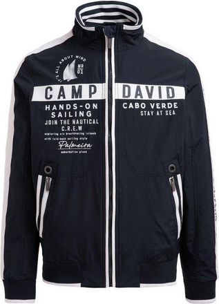 Camp David Outdoorjacke mit Stehkragen & Rei&szlig;verschlusstaschen
