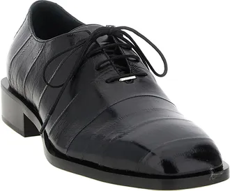 Giuseppe Zanotti Lace-Up Flat - Black