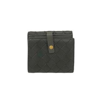 Bottega Veneta Pre-owned Leder Portemonnaie - - Pre-owned - Damen - Grau - ONE SIZE