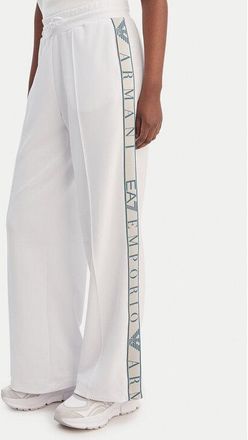 Emporio Armani Jogginghose 7W001155 AF12501 U0002 Wei&szlig; Relaxed Fit