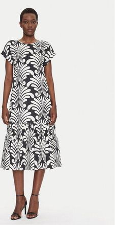 Luisa Spagnoli Kleid für den Alltag Passito 541798 Schwarz Regular Fit