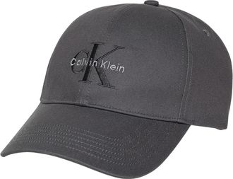 Calvin Klein Herren Cap Embroidery Baseball Cap Bestickt, Grau (Charcoal Gray), Einheitsgr&ouml;&szlig;e