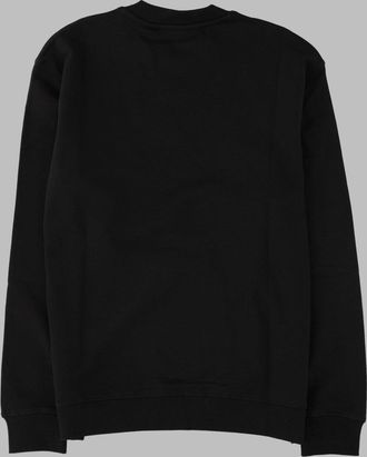 Versace Jeans Couture Logo-Print Cotton Sweatshirt - Black