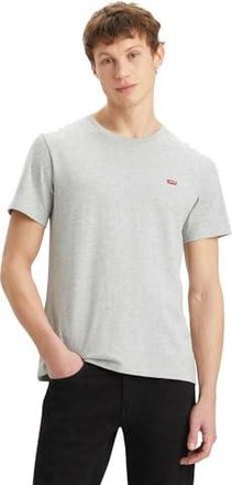 Levi's SS Original Housemark Tee T-Shirt Homme, Mid Tone Grey Heather Jersey, S