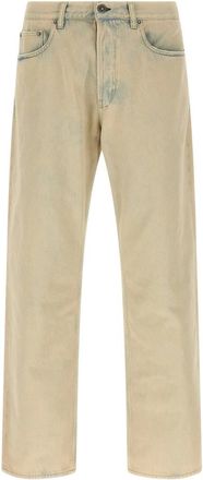 Golden Goose Homme, Jeans, Beige, Taille: W32 Skate Bleach Laguna Wash Jeans