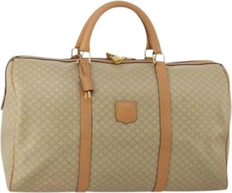 Celine Pre-owned Vintage Boston Bag - Femme - Pre-owned - Beige - Taille: ONE Size