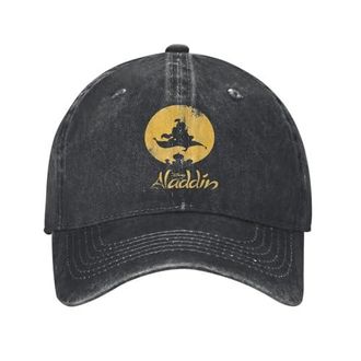 Generic Chapeau dHomme, Aladdin Magic Ride, Silhouette, Casquette Baseball, Course au Soleil, Hippie r&eacute;sistante au Soleil, Femme Masculine d&eacute;contract&eacute;e, Logo 