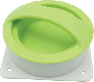 Fackelmann Fackelmann Pflanzenpresse, Gemüseschneider, Normalen und Böden, (Farbe: grün/weiß), Menge: 1 Stück