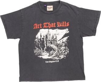 Gallery Dept. Homme, Tops, Noir, Taille: S ATK Castle Tee