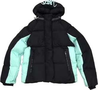 LaoZan Homme Veste Hiver Syna World Y2K Manteau dhiver Super Chaud avec Capuche Amovible Veste Épaisse Outdoor Cargo Blouson Avec Capuche