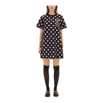 Moschino Robe T-shirt Ours en Polka Dot Moschino - Femme - Robes - Multicolore - Taille: 40 FR