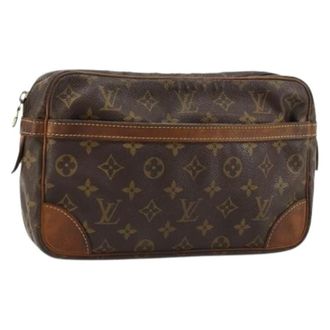 Louis Vuitton Pre-owned Compiegne 28 Pochette - Femme - Pre-owned - Brun - Taille: ONE Size