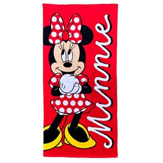 Cartoon Strandtuch Pool Strand Minnie Disney Handtuch aus Polyester-Mikrofaser für Kinder 140 x 70 cm
